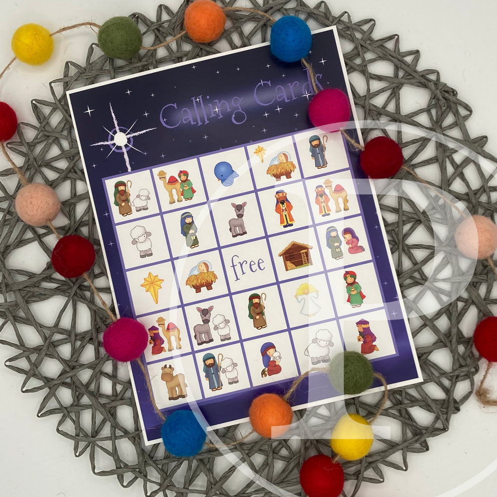 Nativity Bingo Game Instant Download – Printology