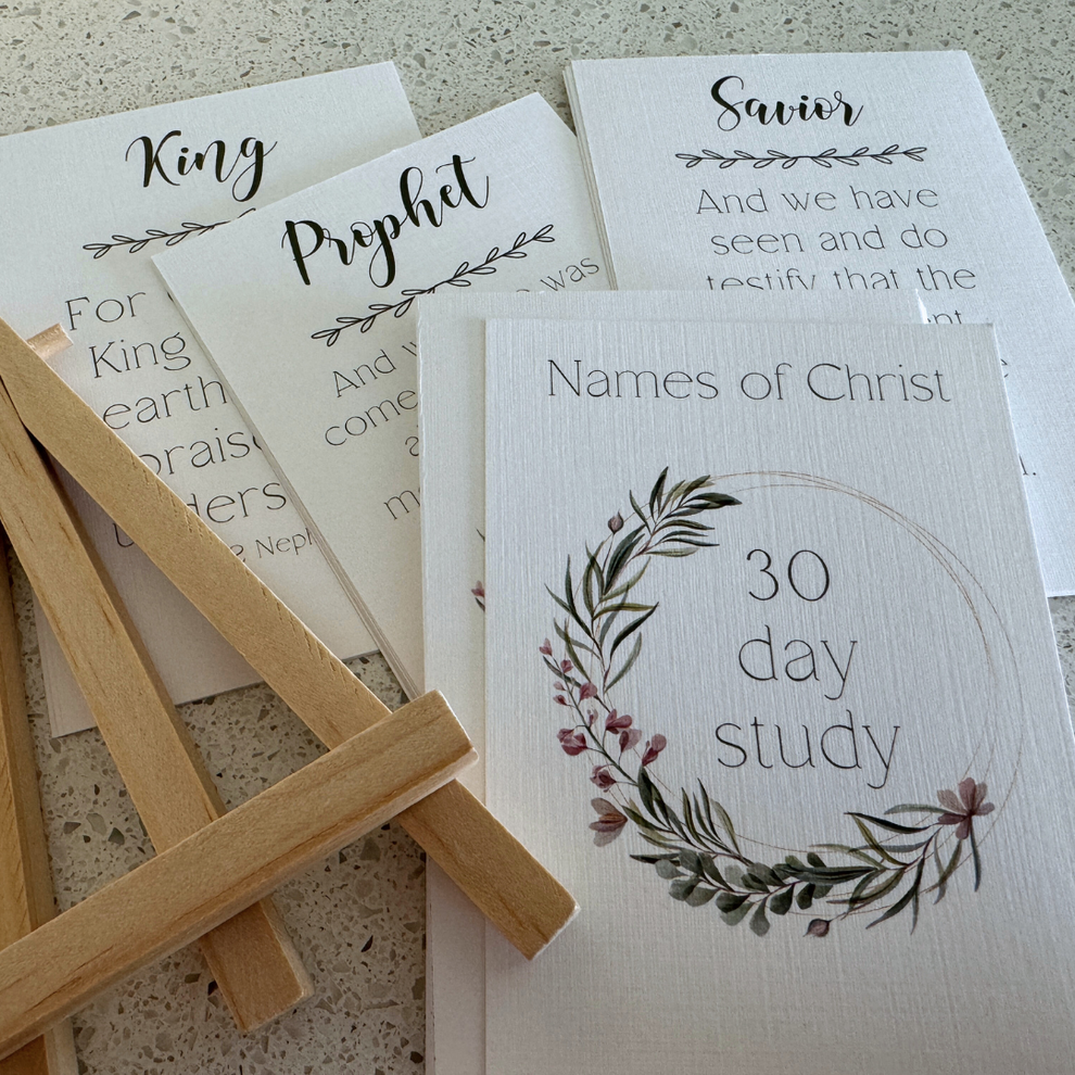 Names of Christ - 30 Day Study – Printology